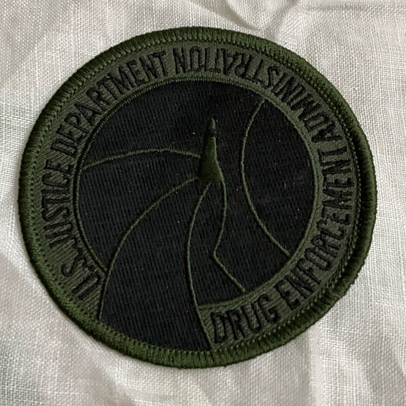 Vintage | Accessories | Vintage Dea Patch Drug Enforcement Is Justice ...